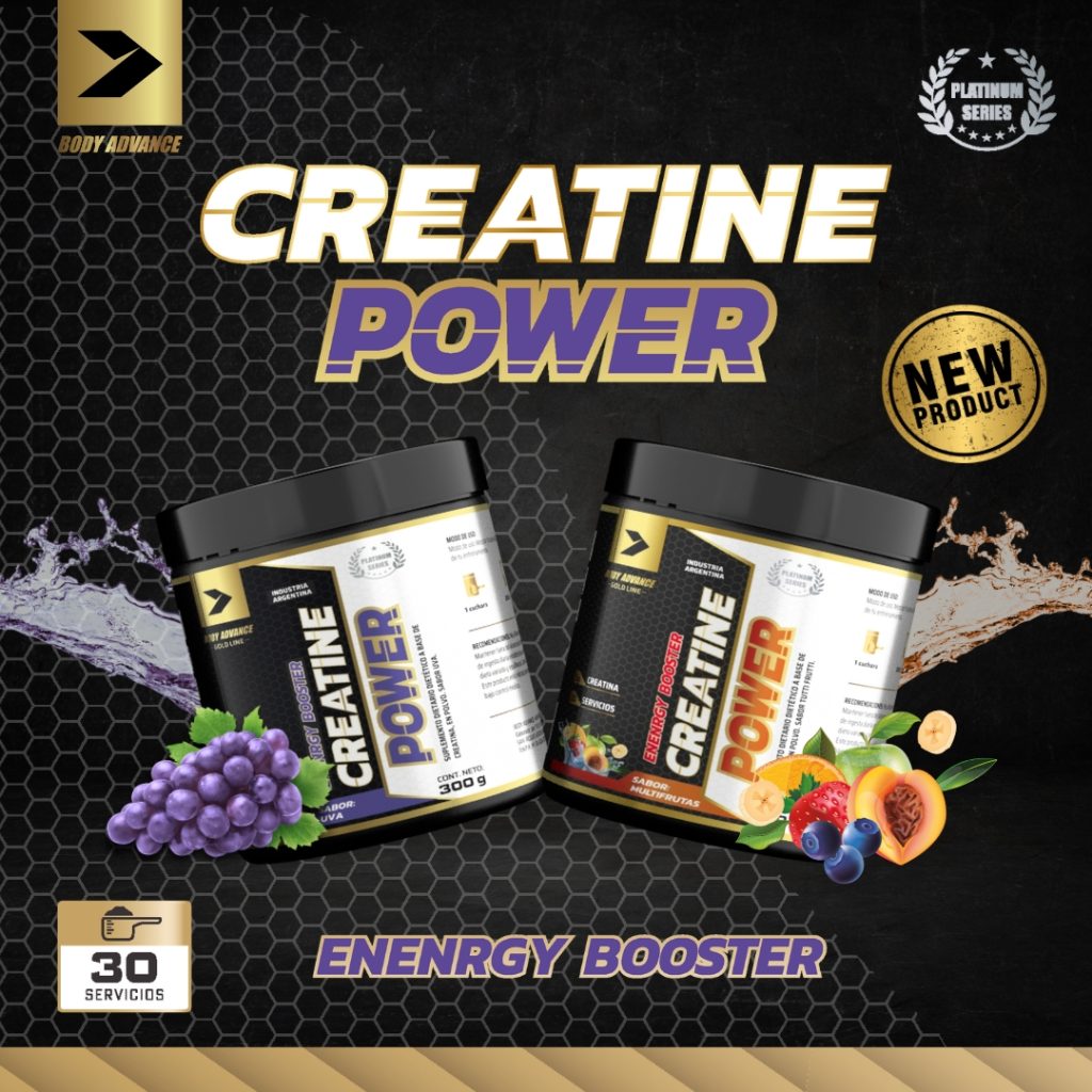 CREATINA SABORIZADA- 300 GRMS - UVA - Body Advance